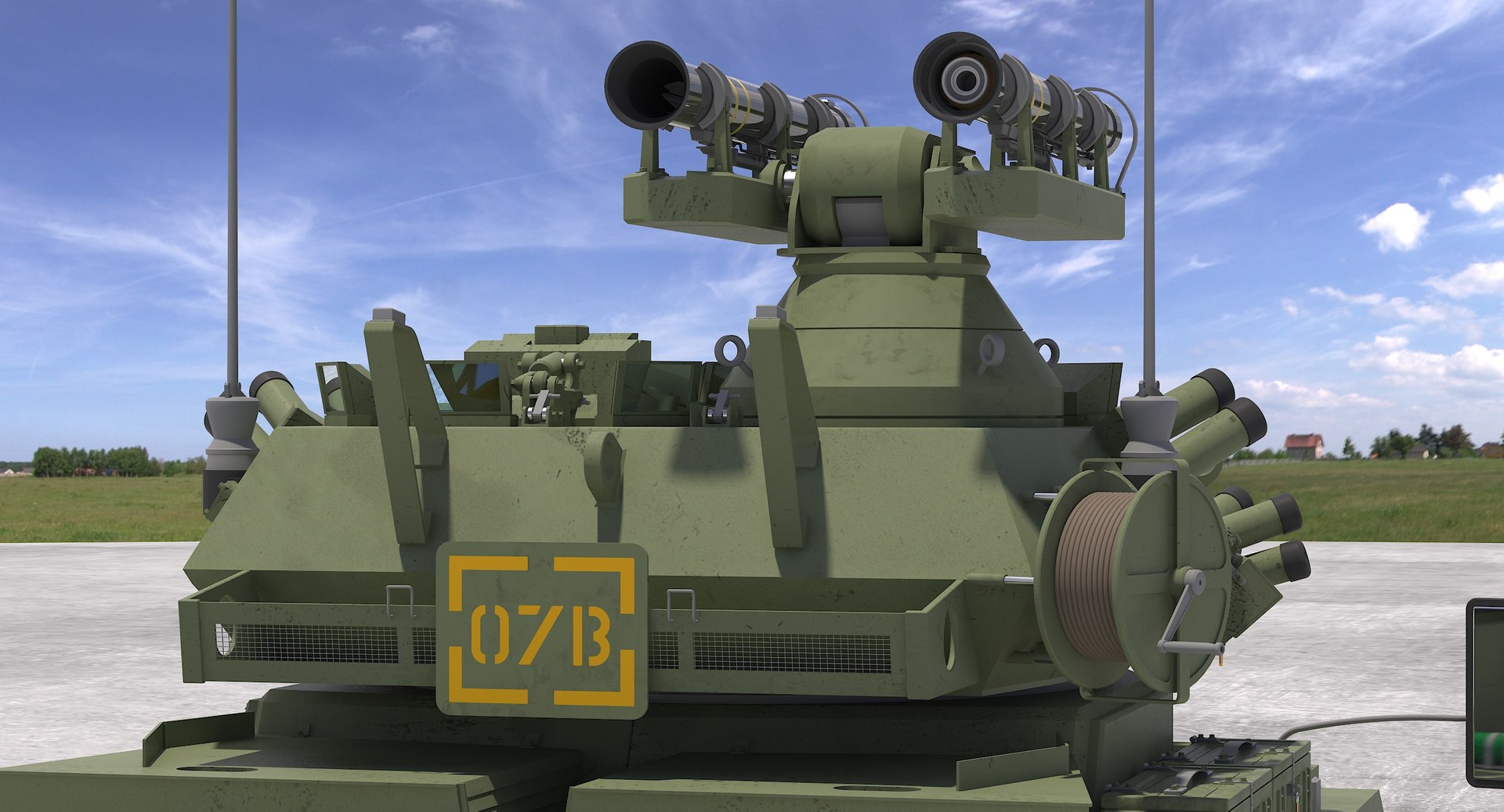 3d Fv721 Fox Green Model