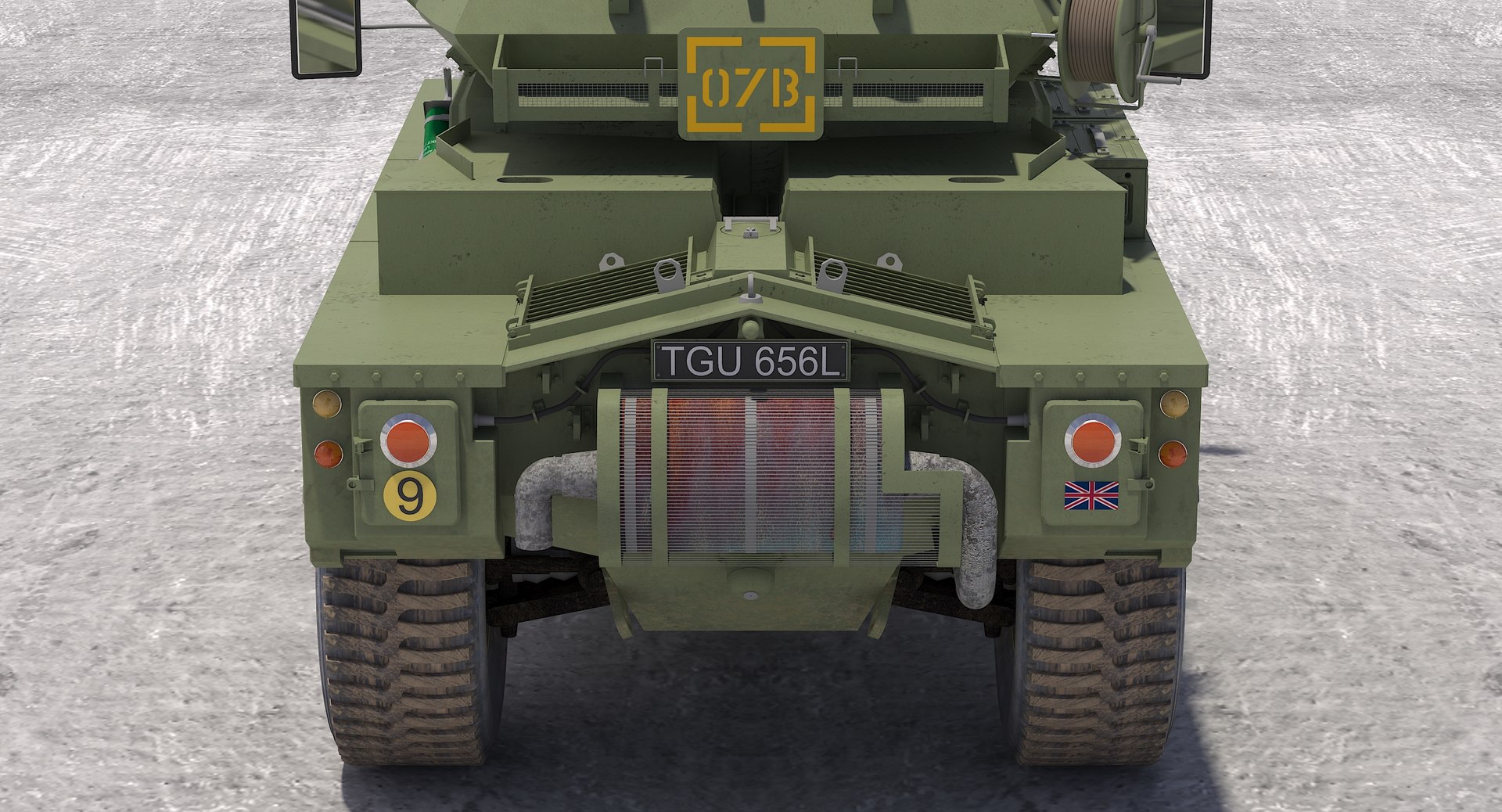 3d Fv721 Fox Green Model