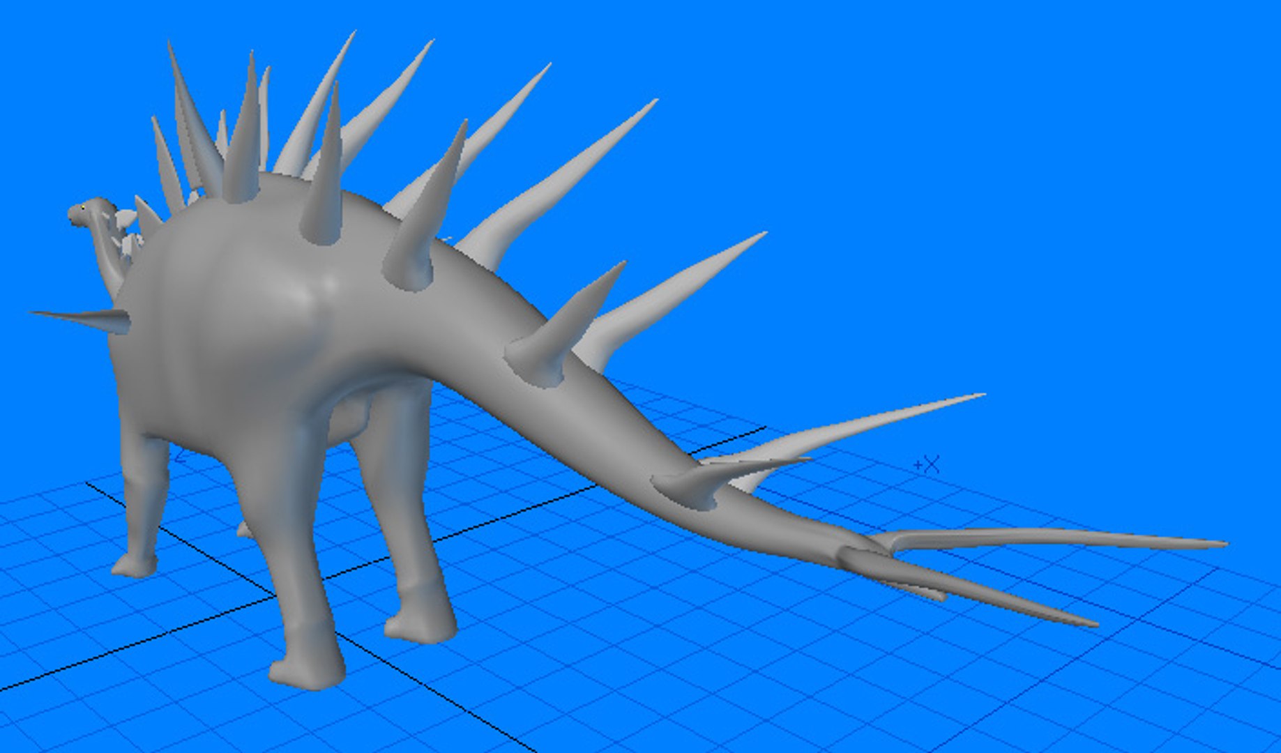 3ds max kentrosaurus