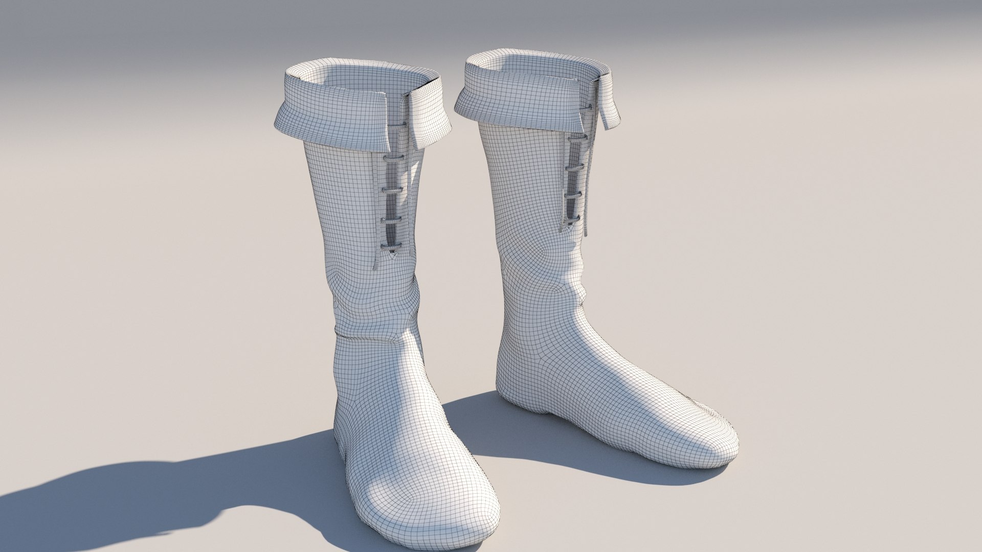 Old Medieval Boots 3 3D Model - TurboSquid 1911403