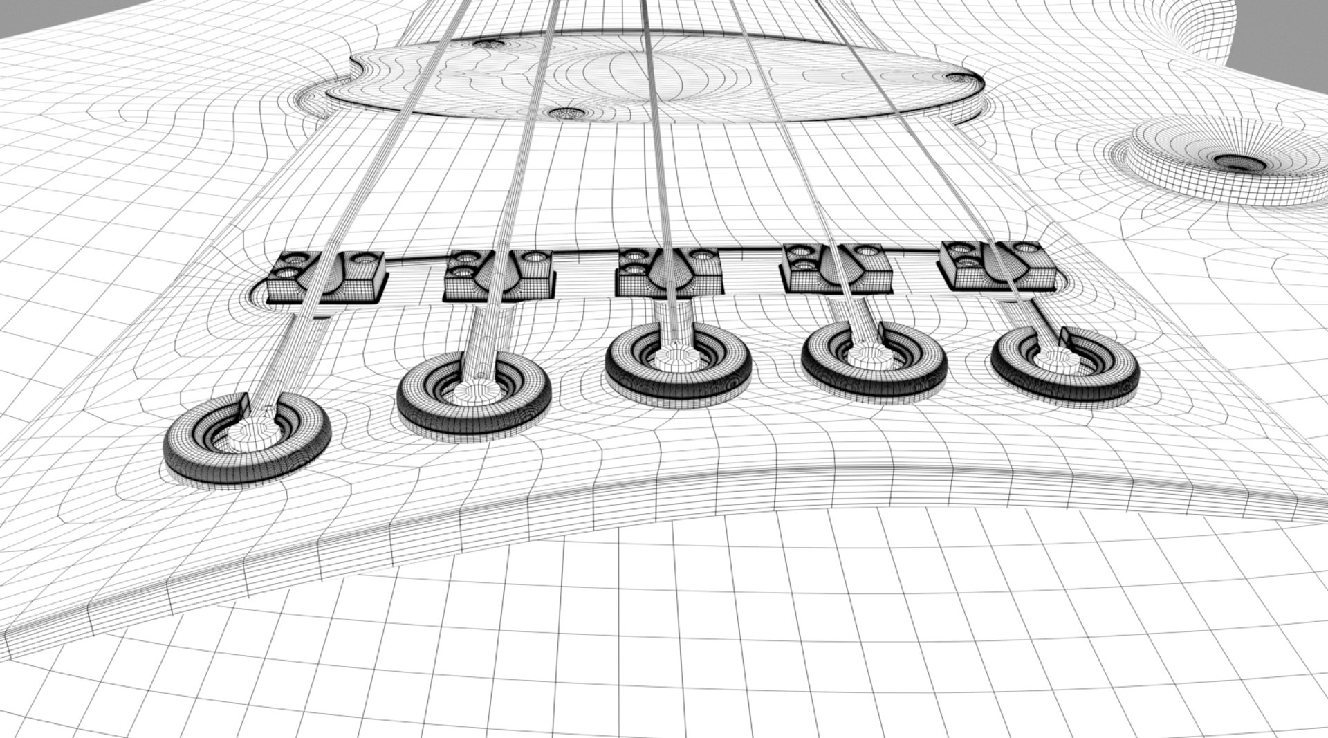 5 String Diva Guitar Model - TurboSquid 1279225