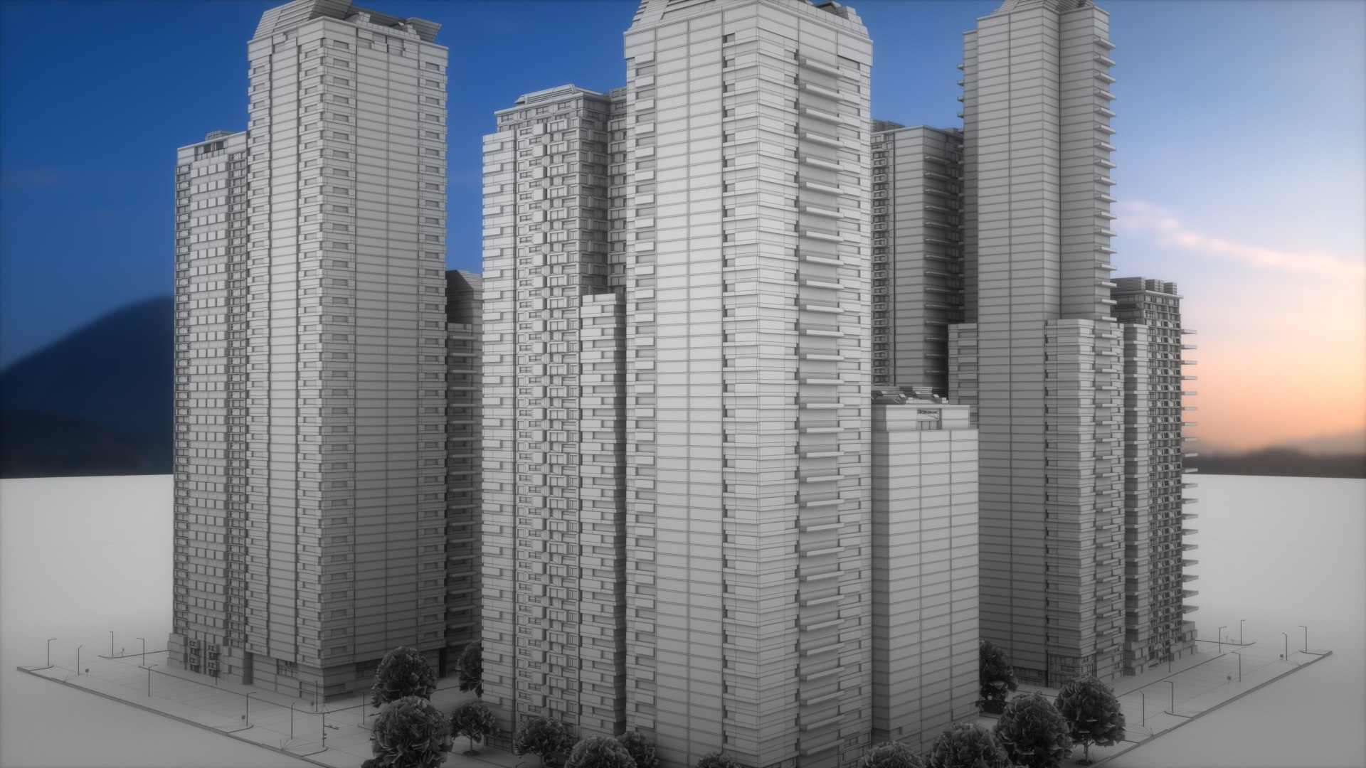 City Block Type B33 3D - TurboSquid 2092364