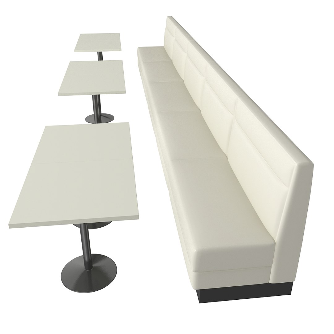 Booth Banquette 3d Model
