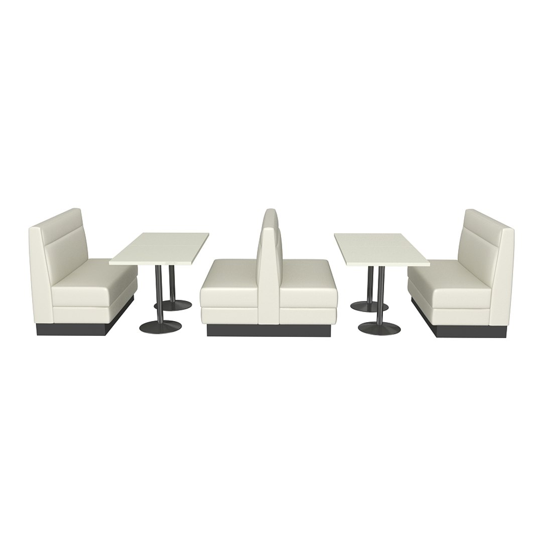 Booth Banquette 3d Model
