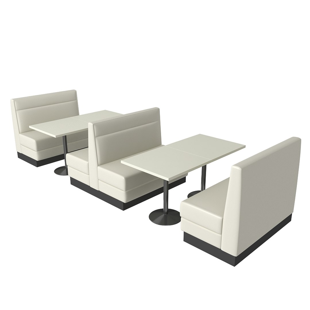 Booth Banquette 3d Model