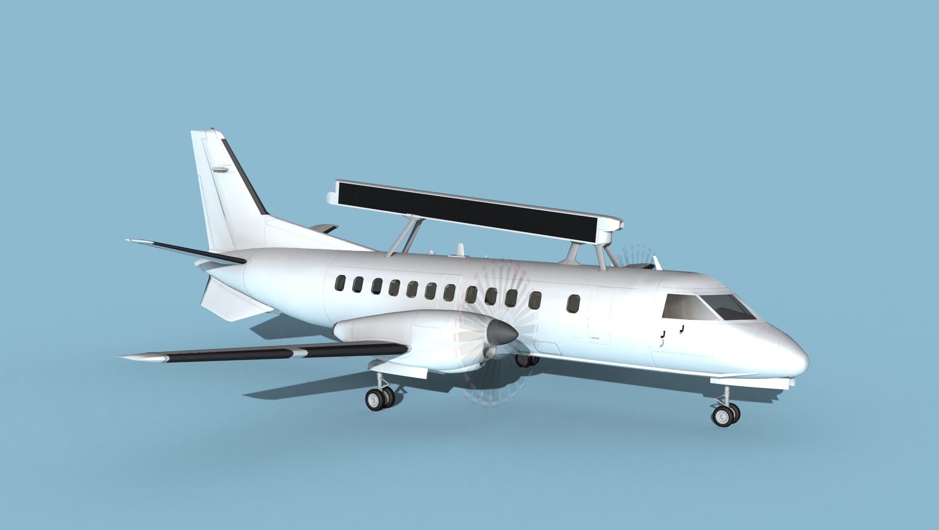 SAAB SF340 AEWAC V00 3D Model - TurboSquid 1925156