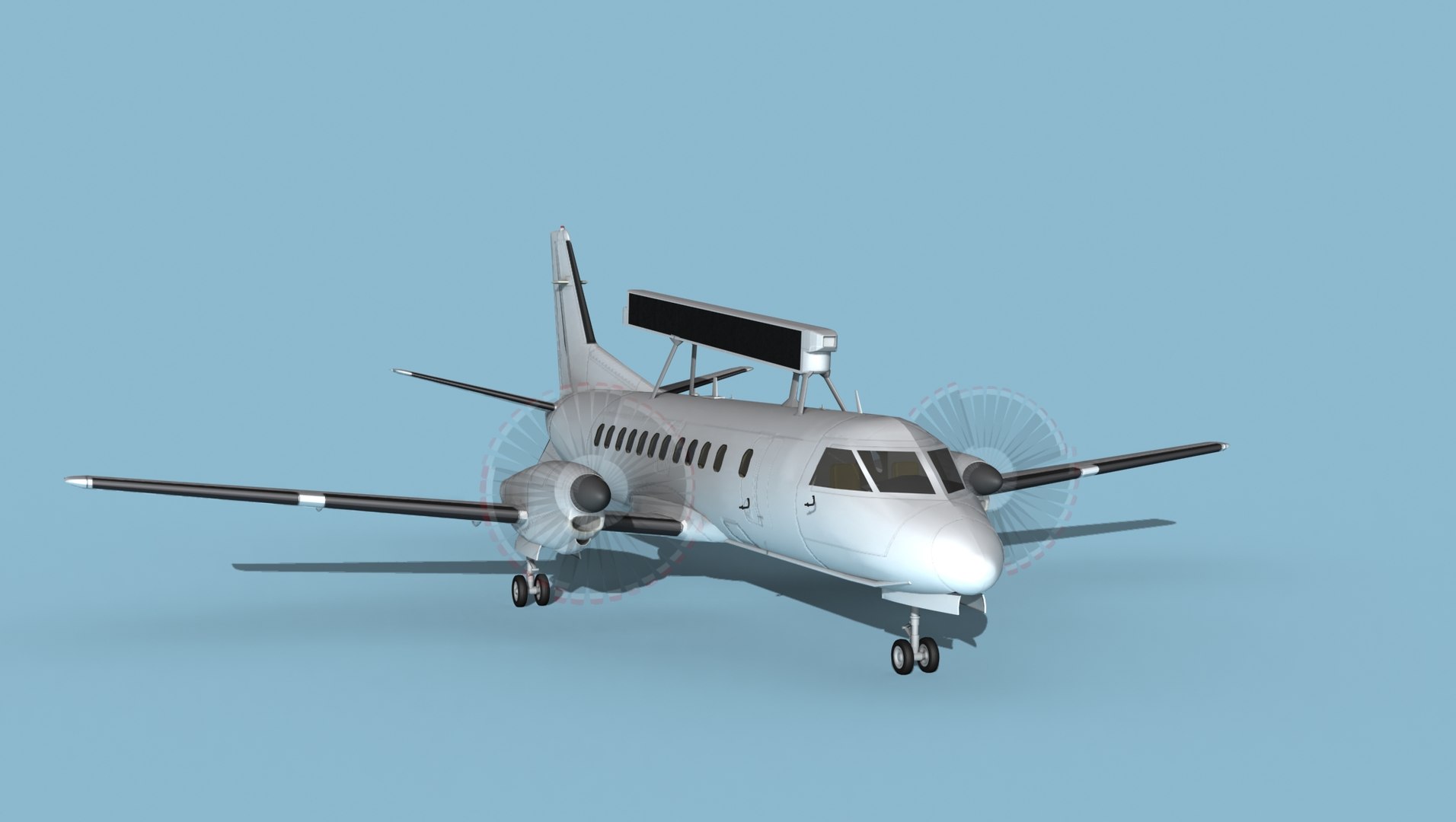 SAAB SF340 AEWAC V00 3D Model - TurboSquid 1925156