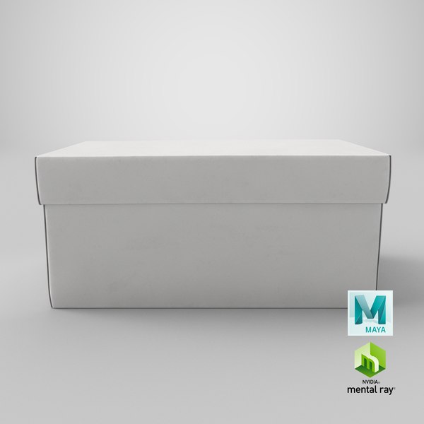 3D model shoe-boxes---white - TurboSquid 1226440