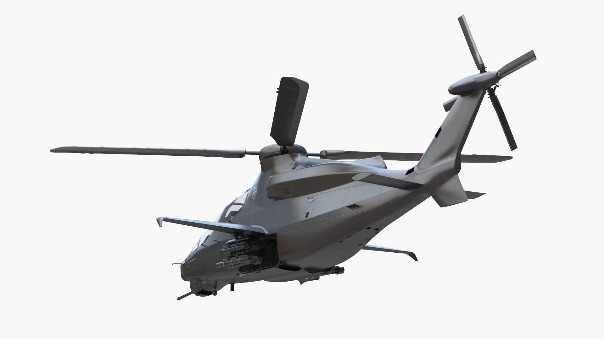Bell 360 Invictus Helicopter Rigged 3D Model - TurboSquid 2287359