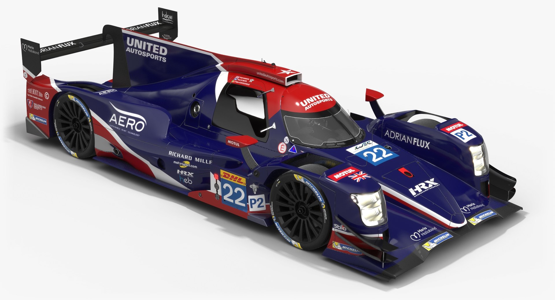 United autosports wec lmp2 3D model - TurboSquid 1508970