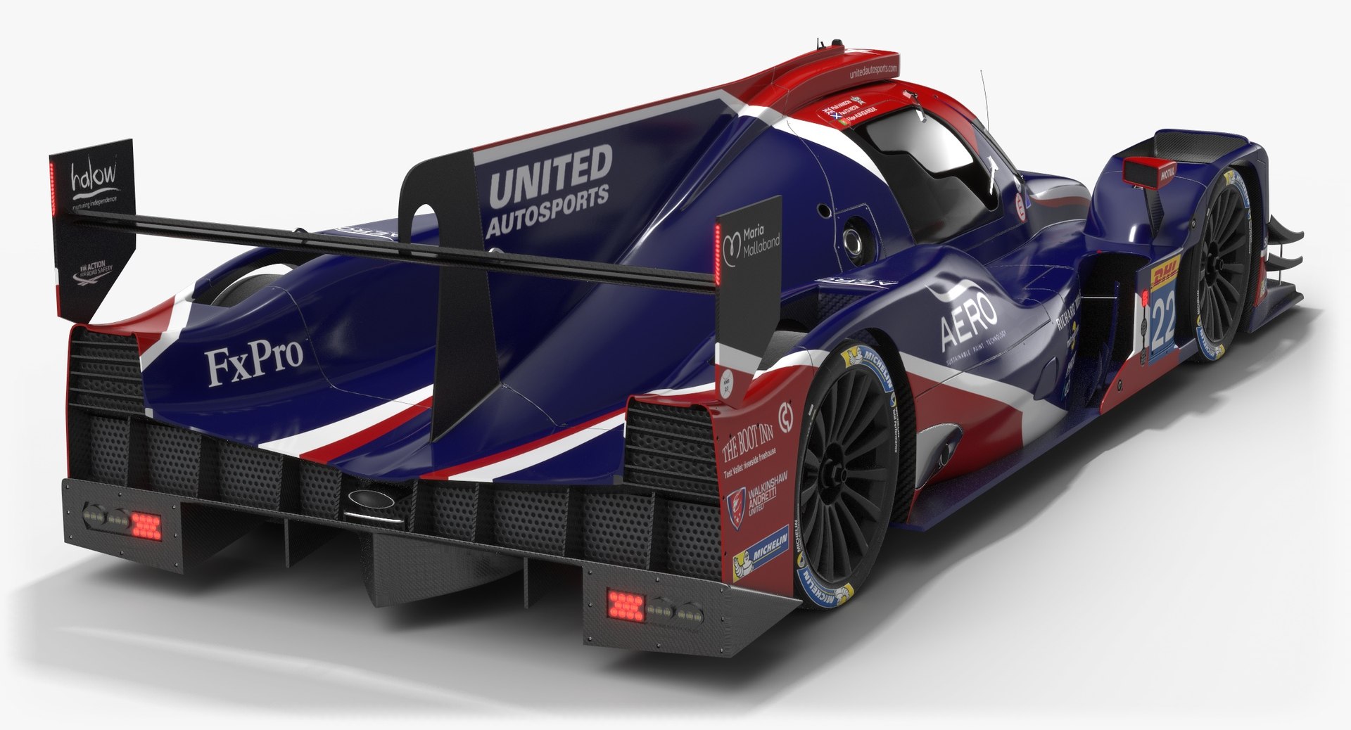 United autosports wec lmp2 3D model - TurboSquid 1508970