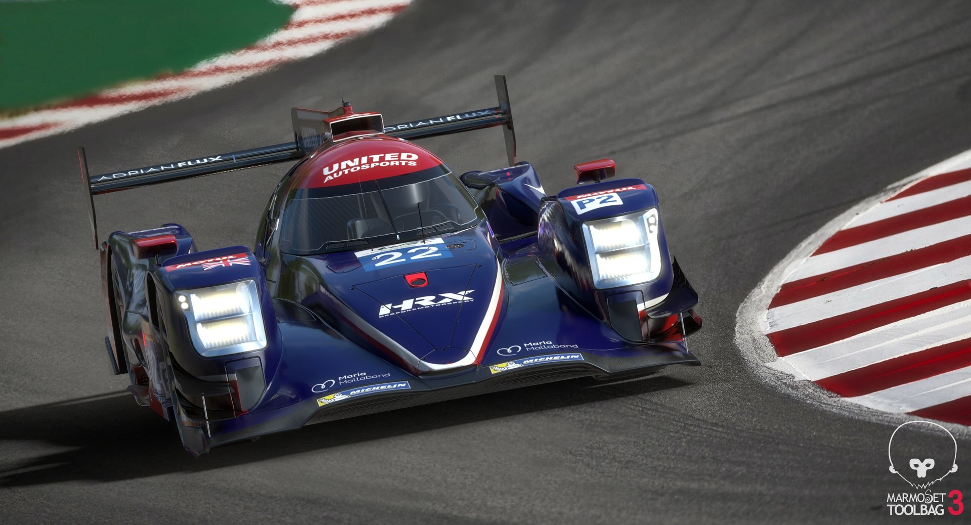 United autosports wec lmp2 3D model - TurboSquid 1508970