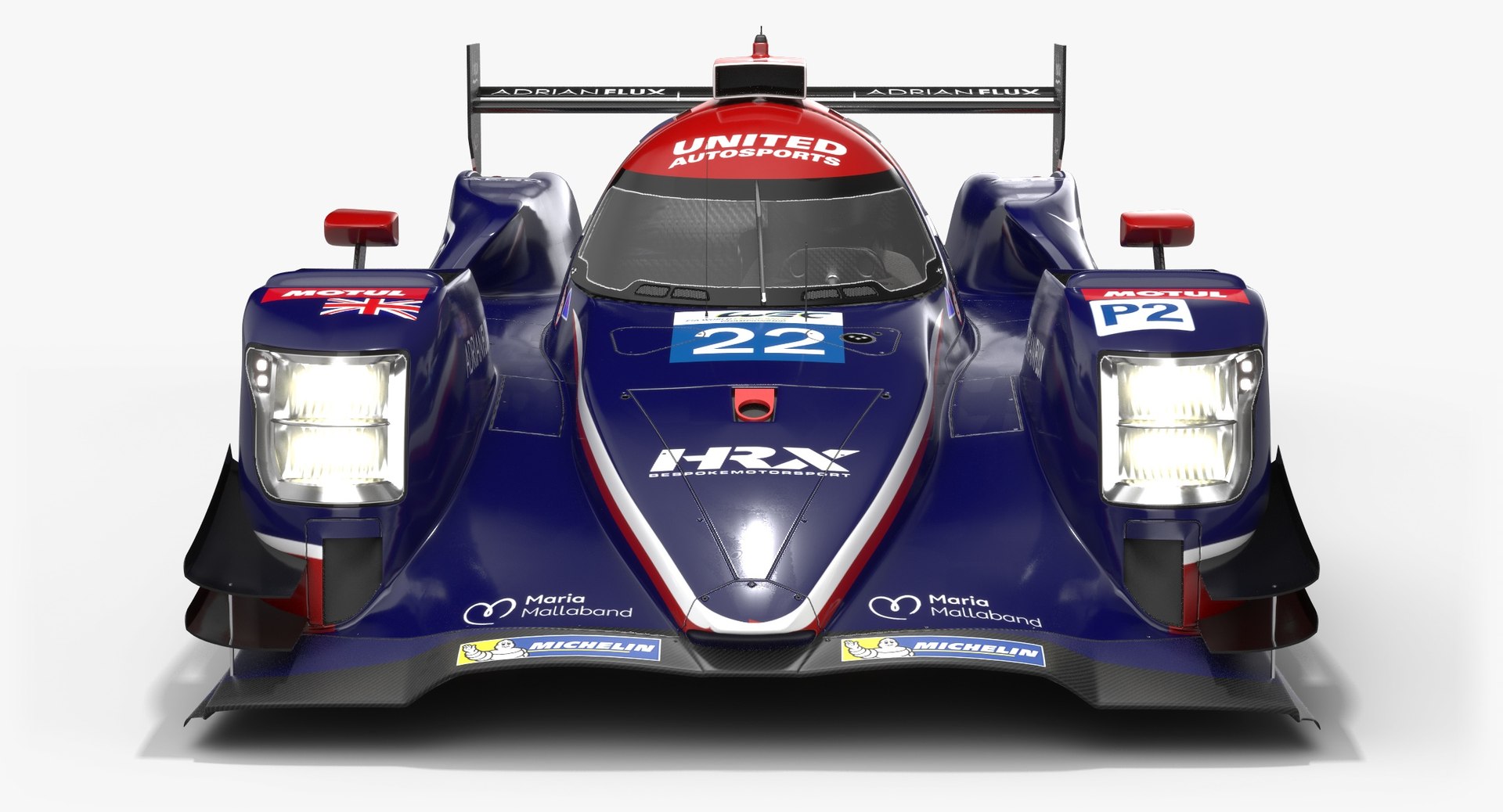 United autosports wec lmp2 3D model - TurboSquid 1508970