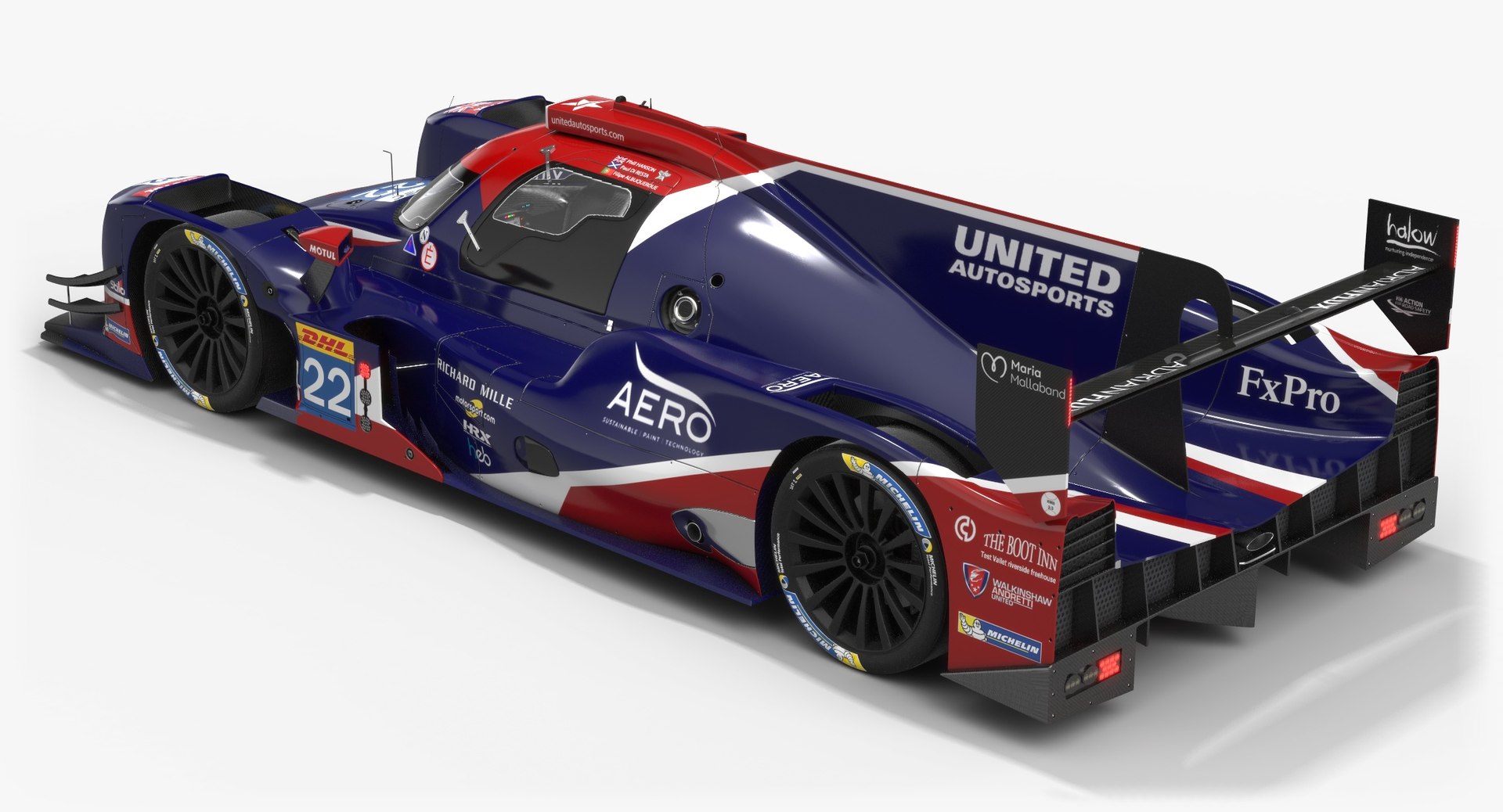 United autosports wec lmp2 3D model - TurboSquid 1508970