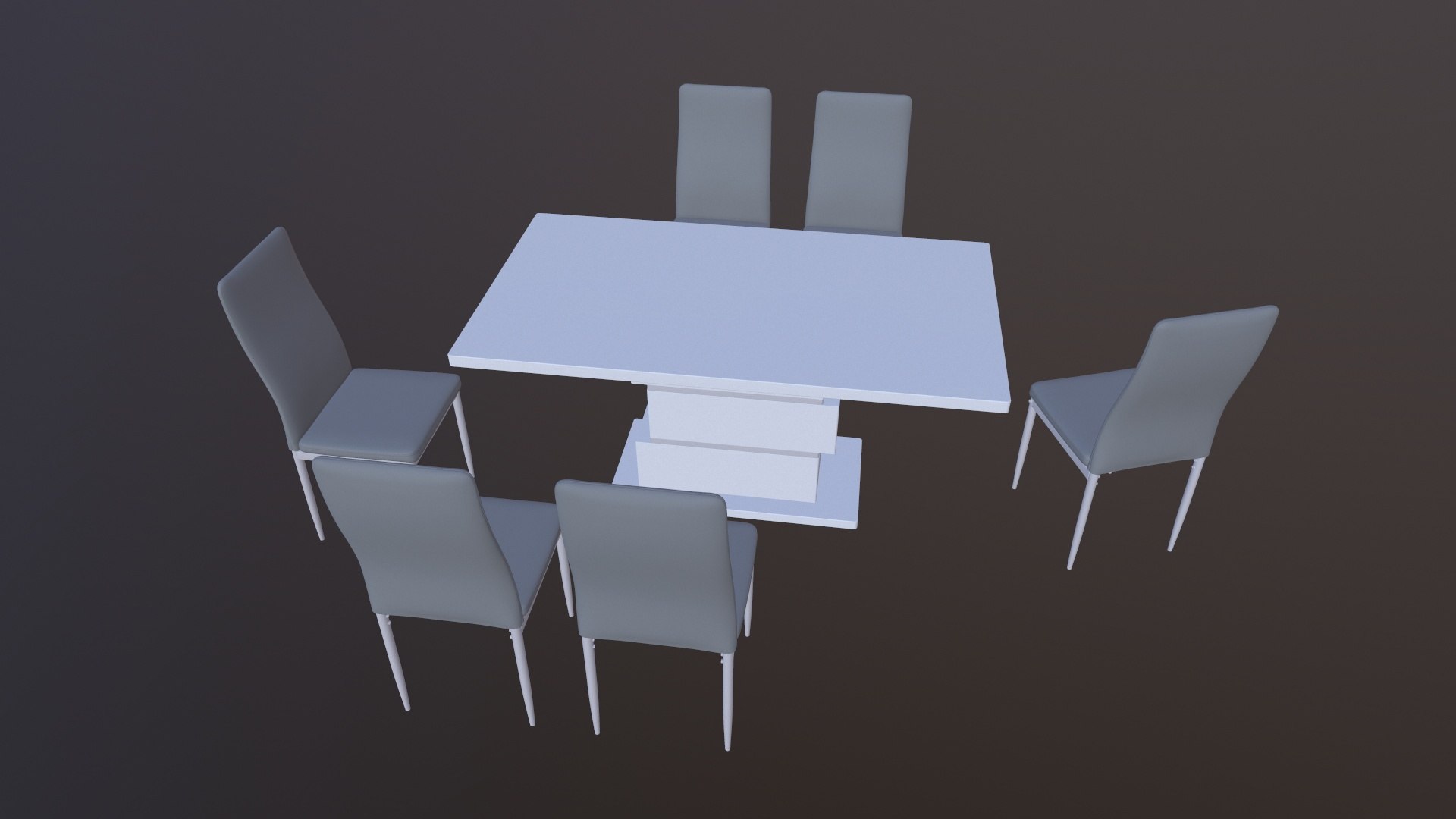 Dining Table 3D Model - TurboSquid 2178111