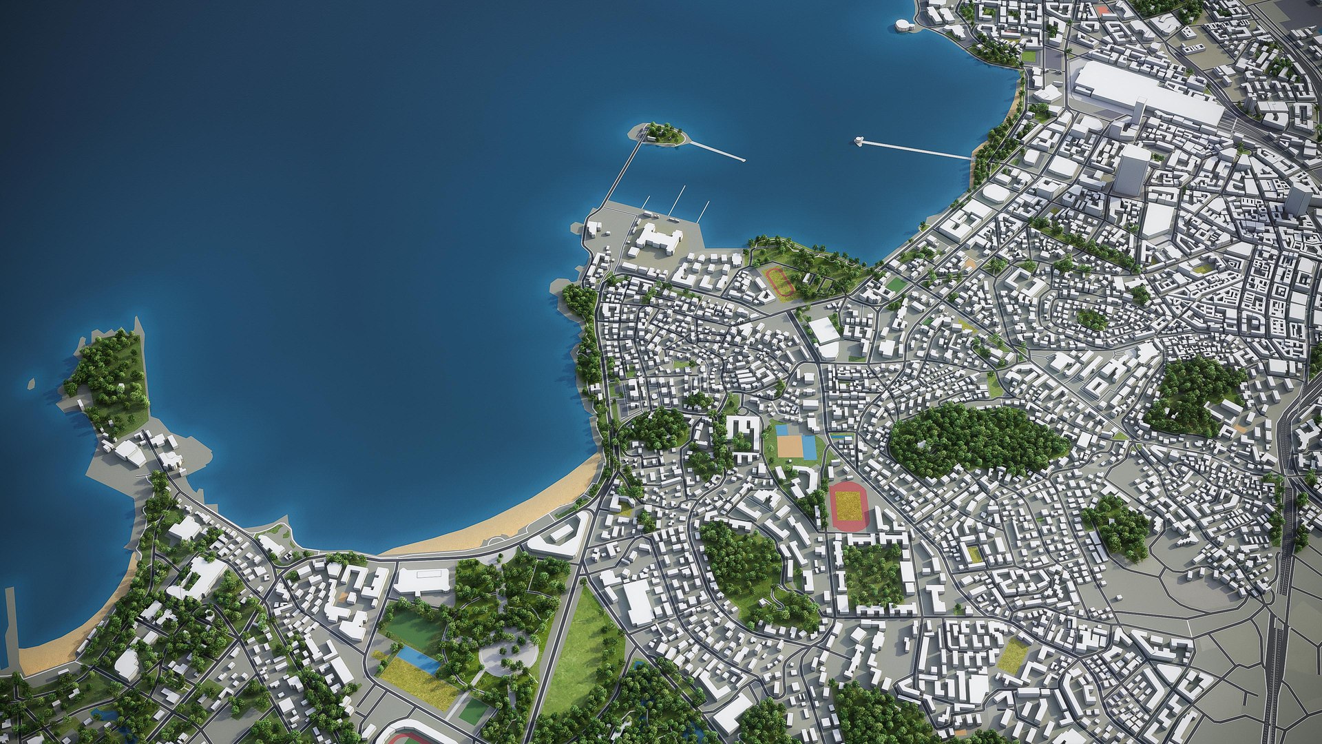 Quingdao Surrounding - 3D - TurboSquid 1477770