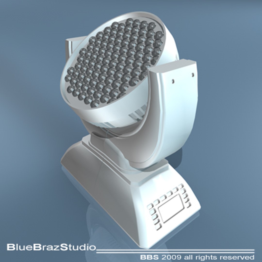 led moving head 3d dxf