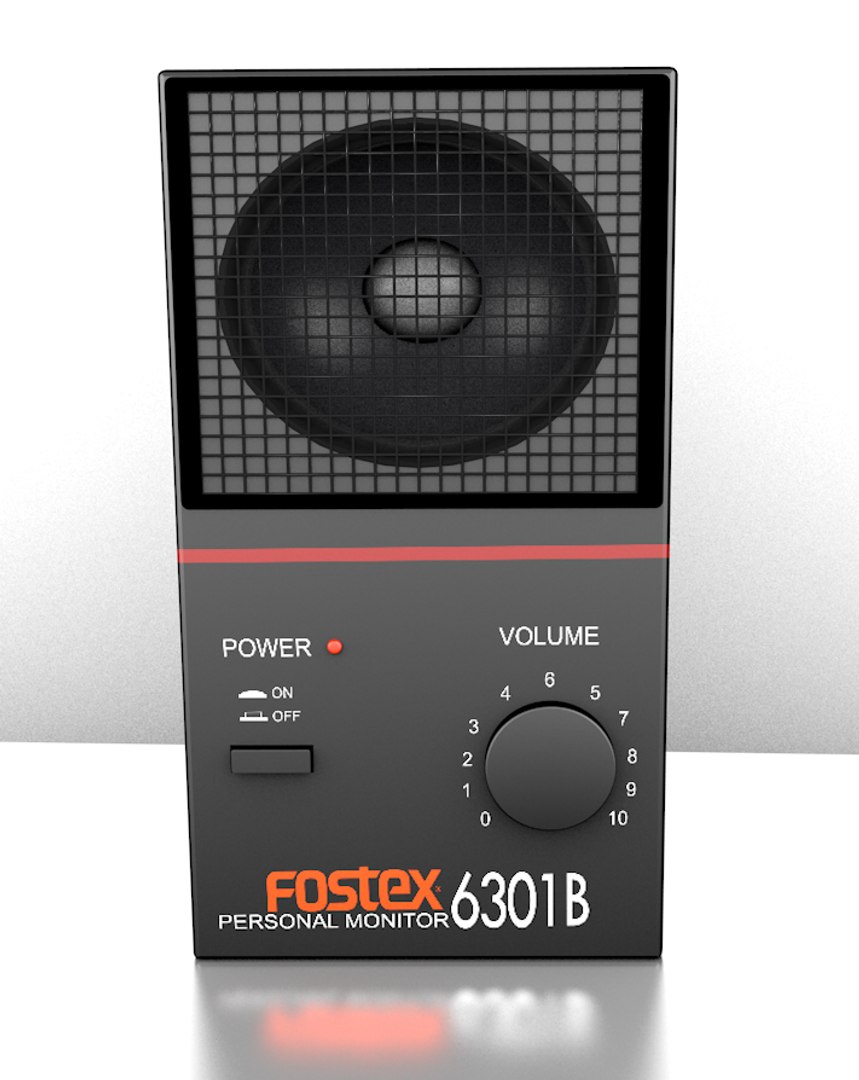 speaker fostex monitor c4d
