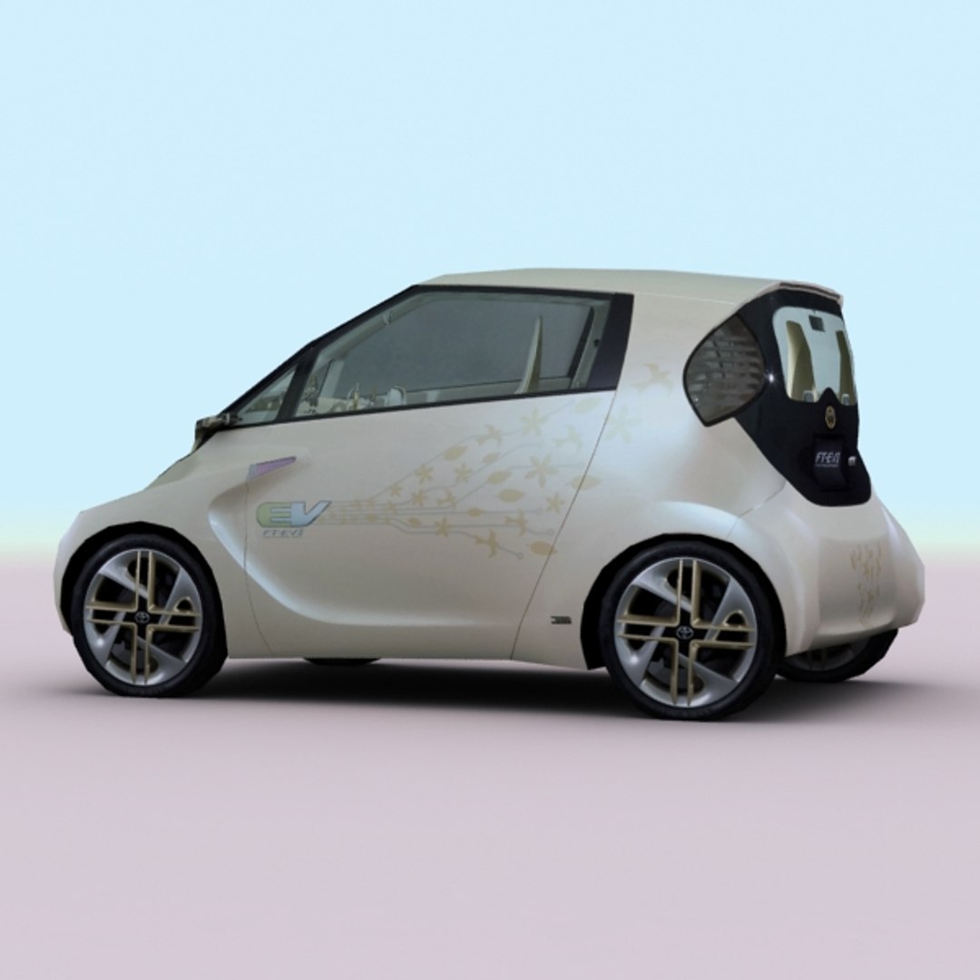3d Model Of 2010 Toyota Ft-ev Ii