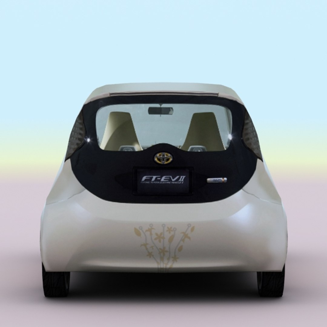 3d Model Of 2010 Toyota Ft-ev Ii