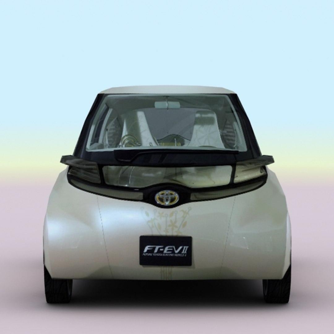 3d Model Of 2010 Toyota Ft-ev Ii