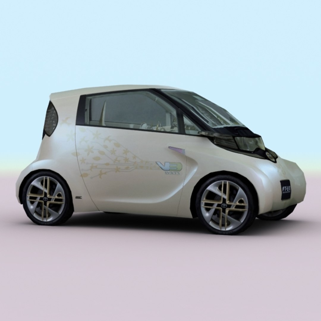 3d Model Of 2010 Toyota Ft-ev Ii