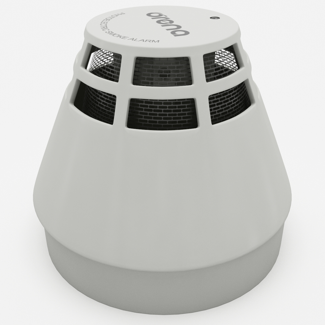 Smoke Detector 4 3d Model