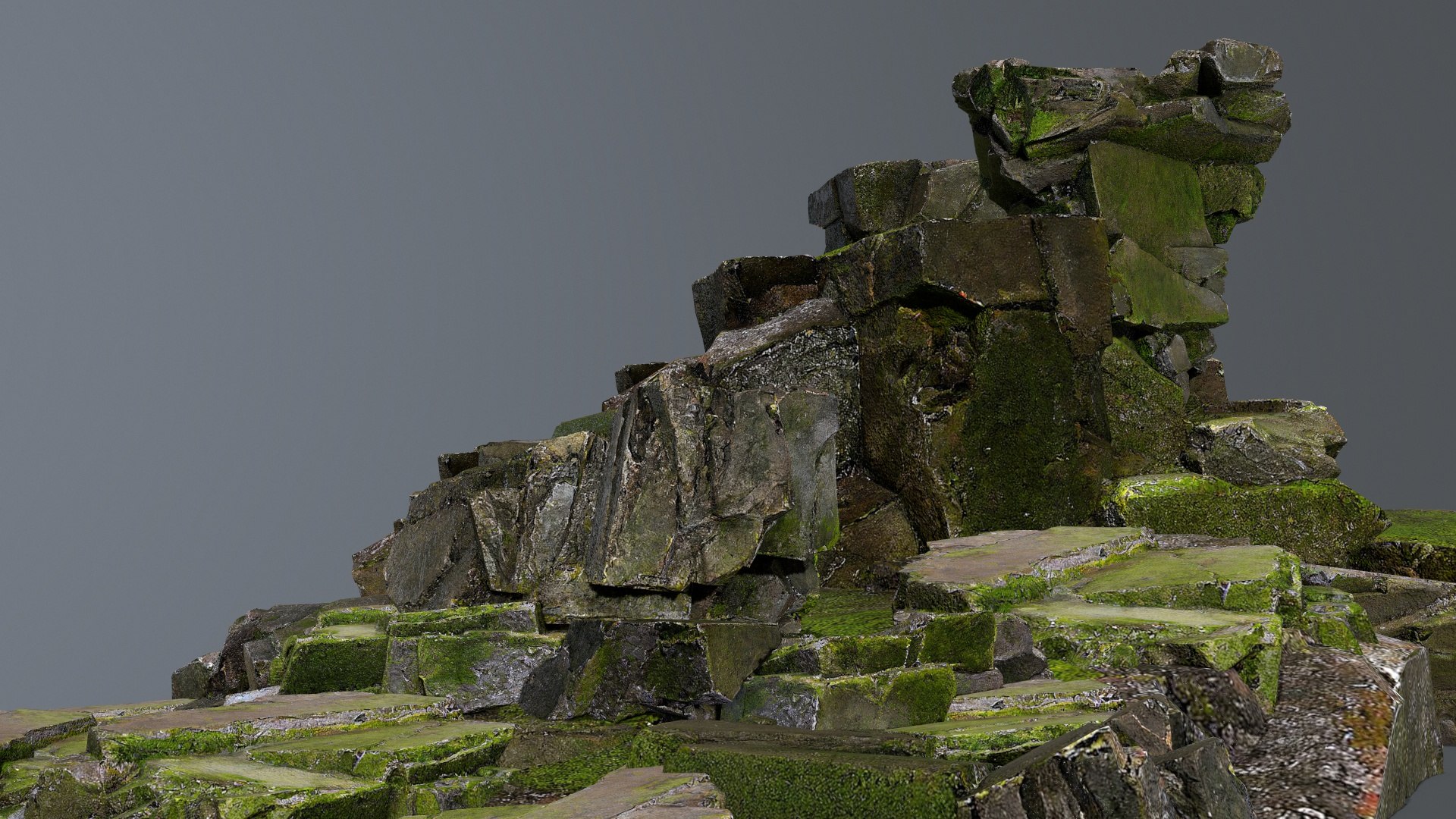 3D Model Forest Rocks - TurboSquid 2214453