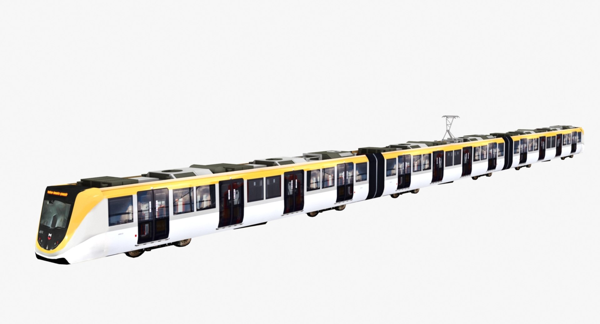 Subway Metro Train 3D Model - TurboSquid 1385785