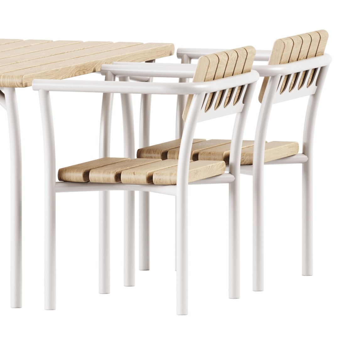 Parc Chair And Table By Vestre 3D Model - TurboSquid 2051547