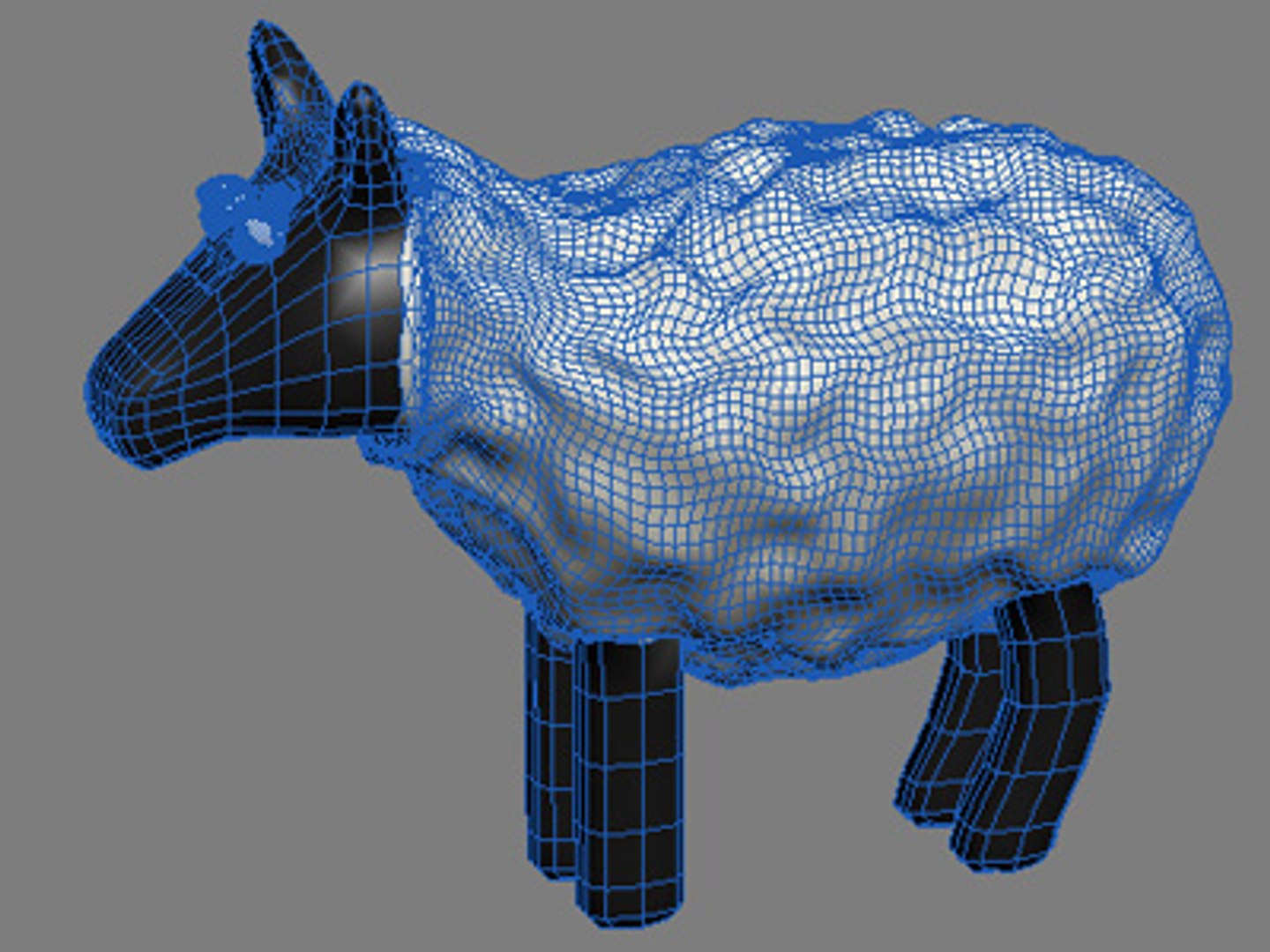 3d farm animals model
