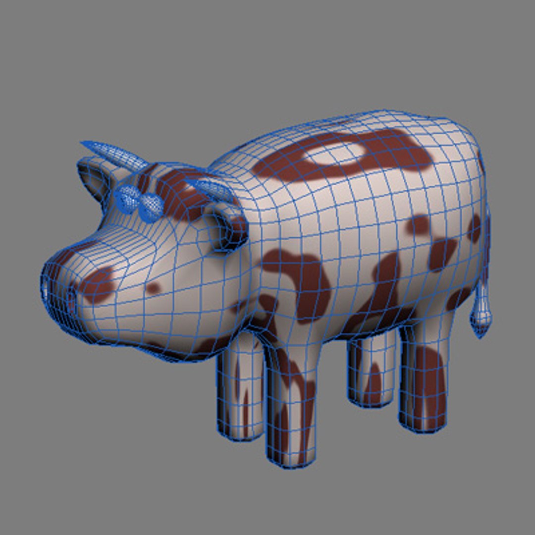 3d farm animals model