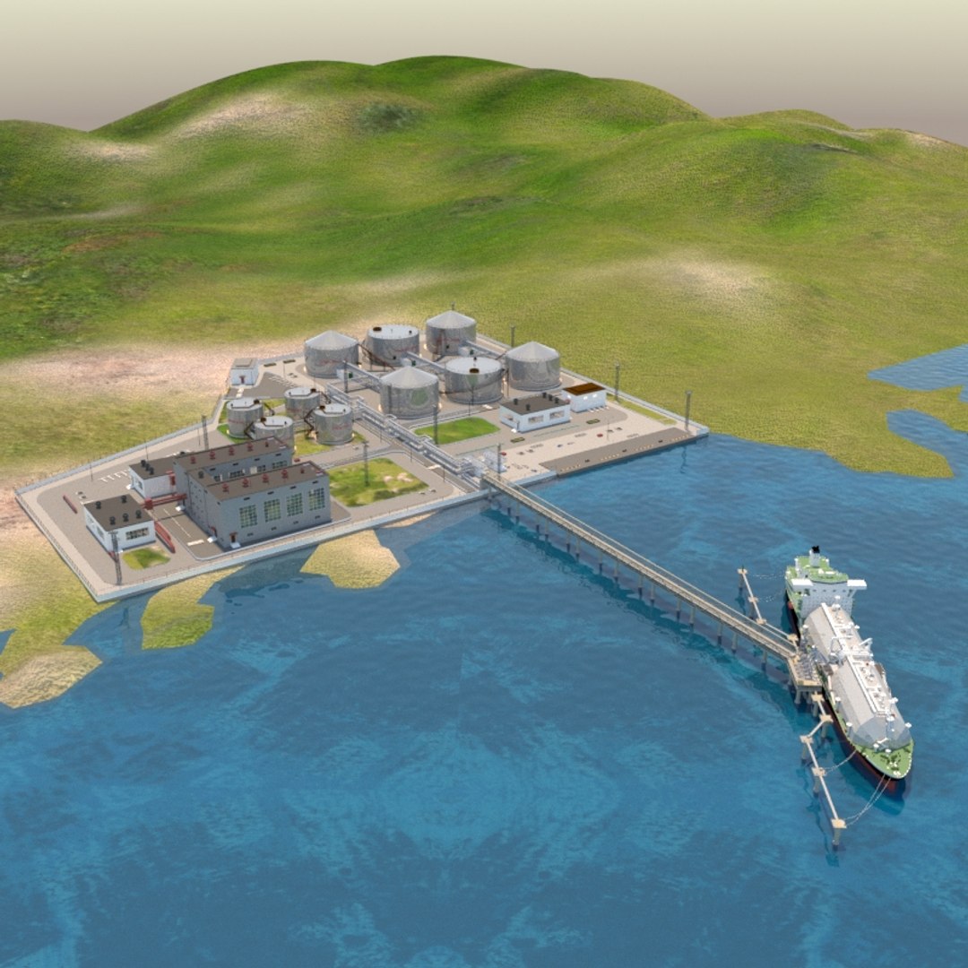 3D Seaport Tanker Ship - TurboSquid 1530895