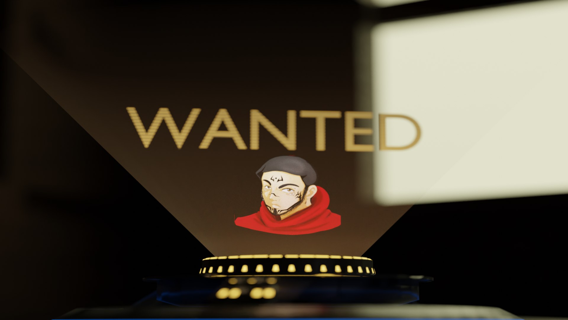 Wanted Hologram Animated 3D Model - TurboSquid 2196209