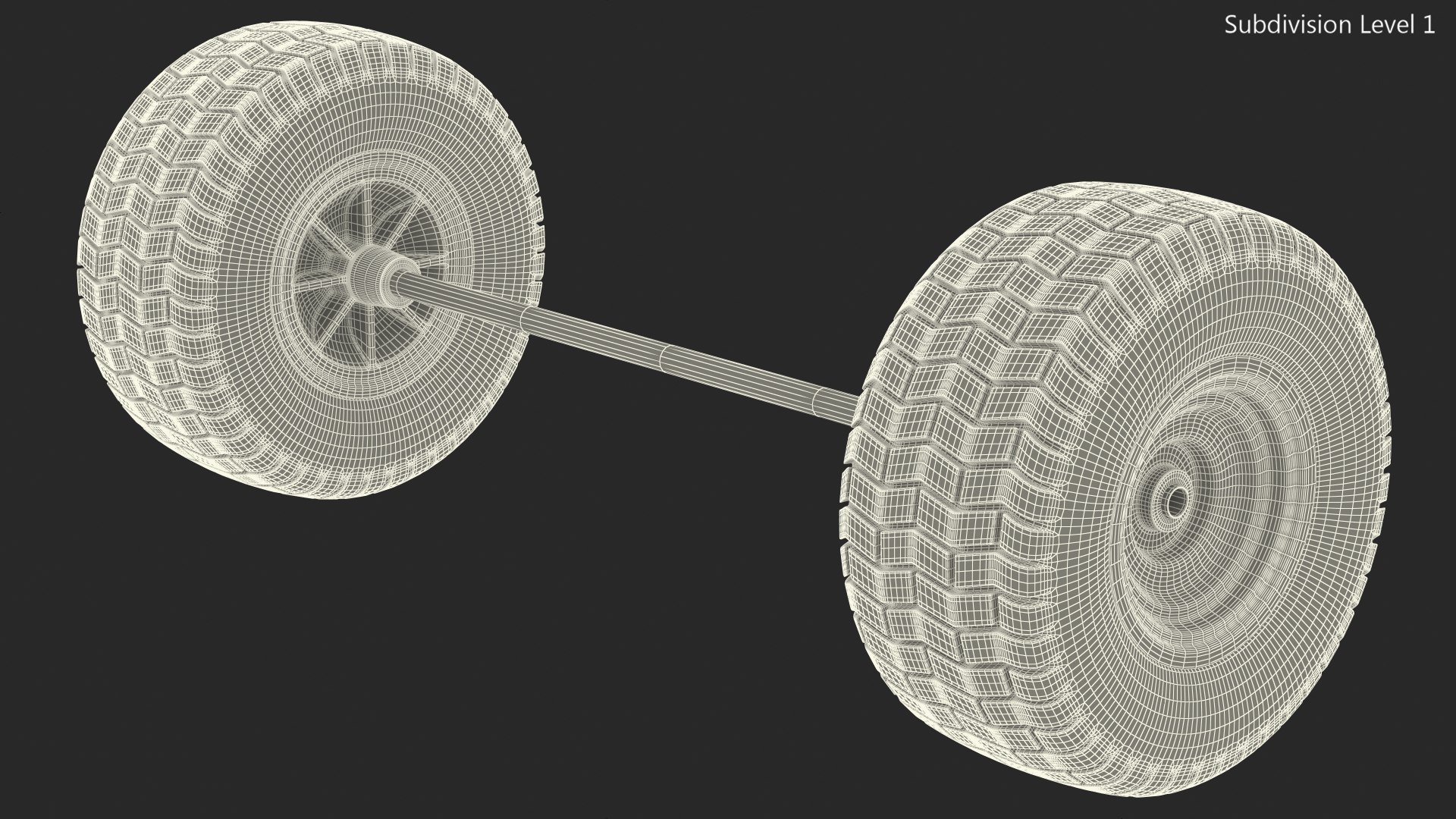 3D model Wheel Axle - TurboSquid 1726499