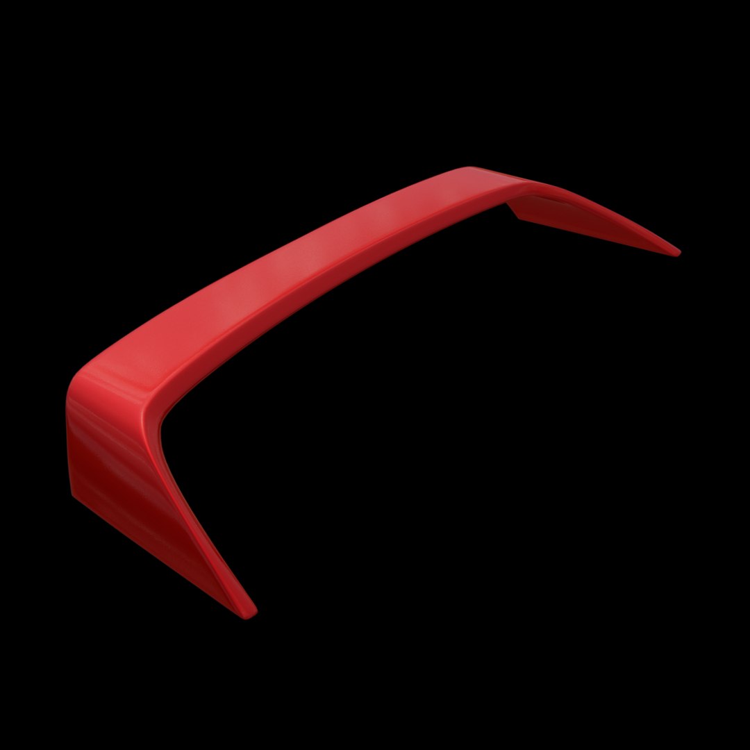 3D 326POWER STYLE VEHICLE SPOILER REAR WING - TurboSquid 2089034