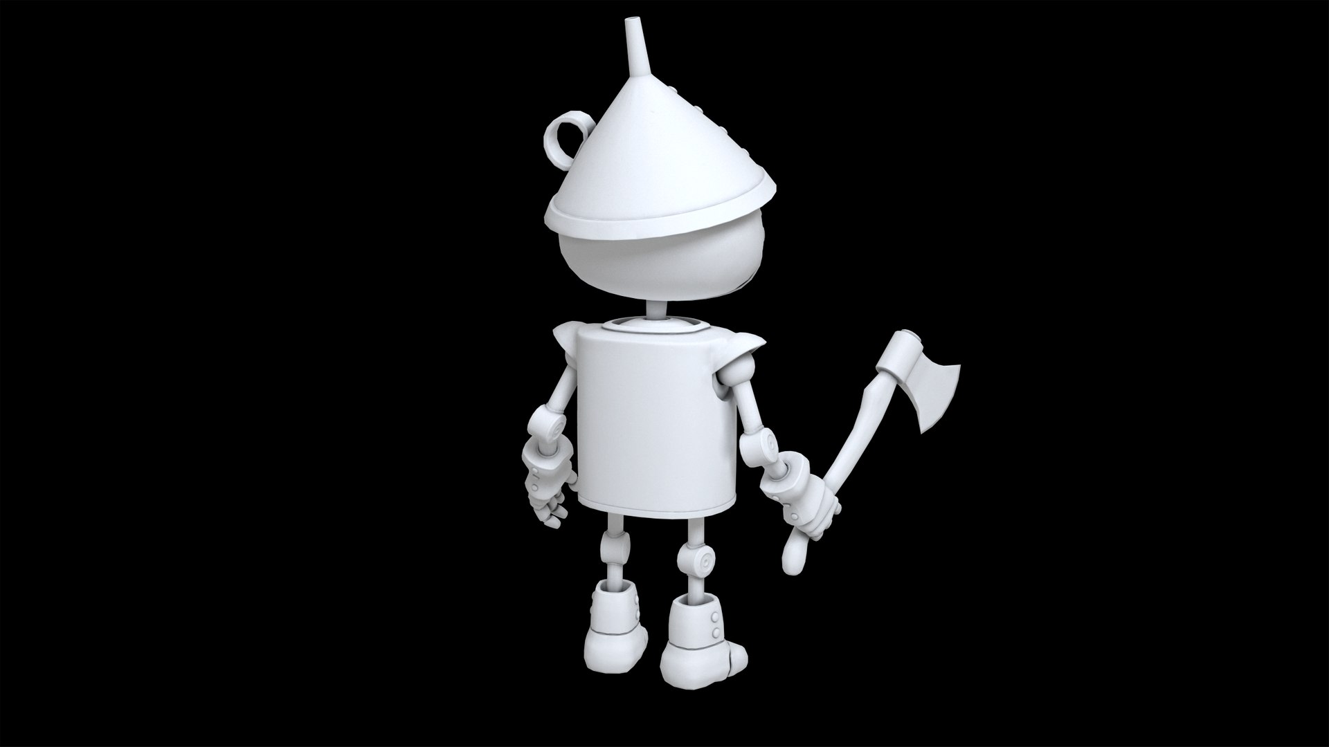 3D Stylized Tin Man model - TurboSquid 1935930