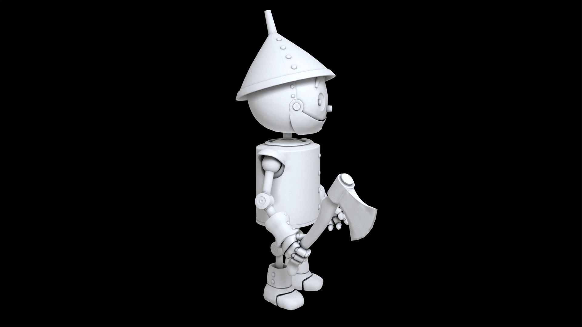 3D Stylized Tin Man model - TurboSquid 1935930