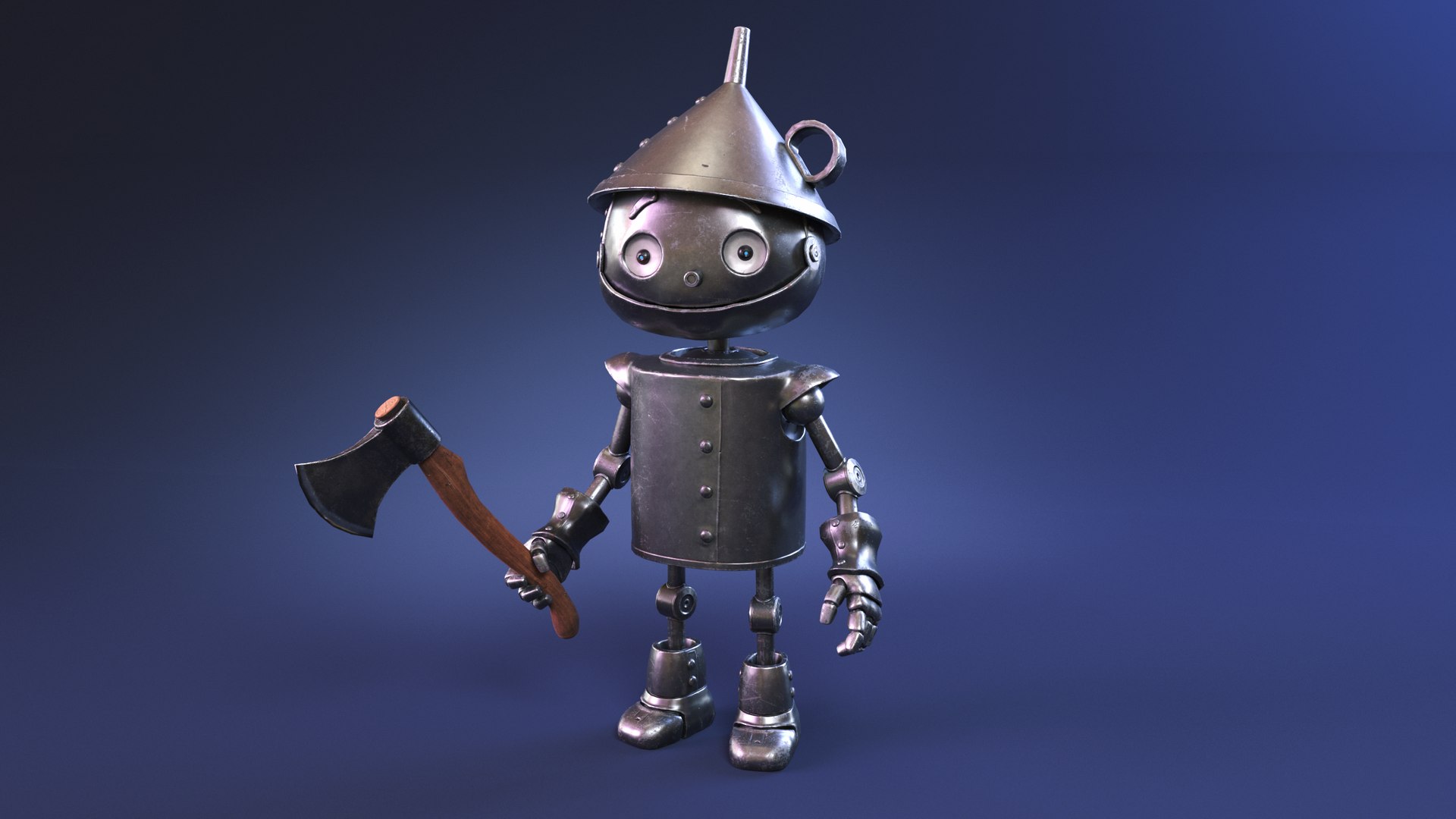 3D Stylized Tin Man model - TurboSquid 1935930