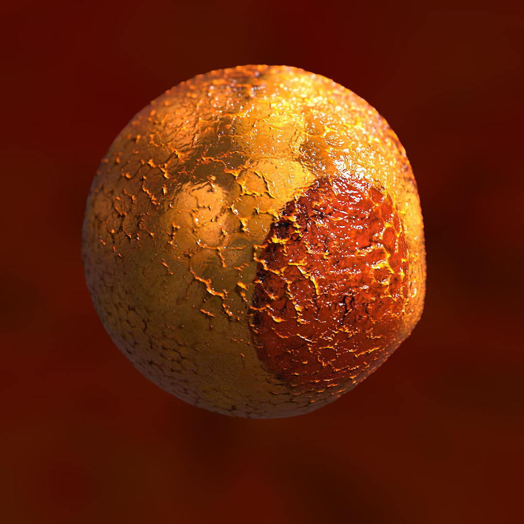 3d brown mammalian fat cell