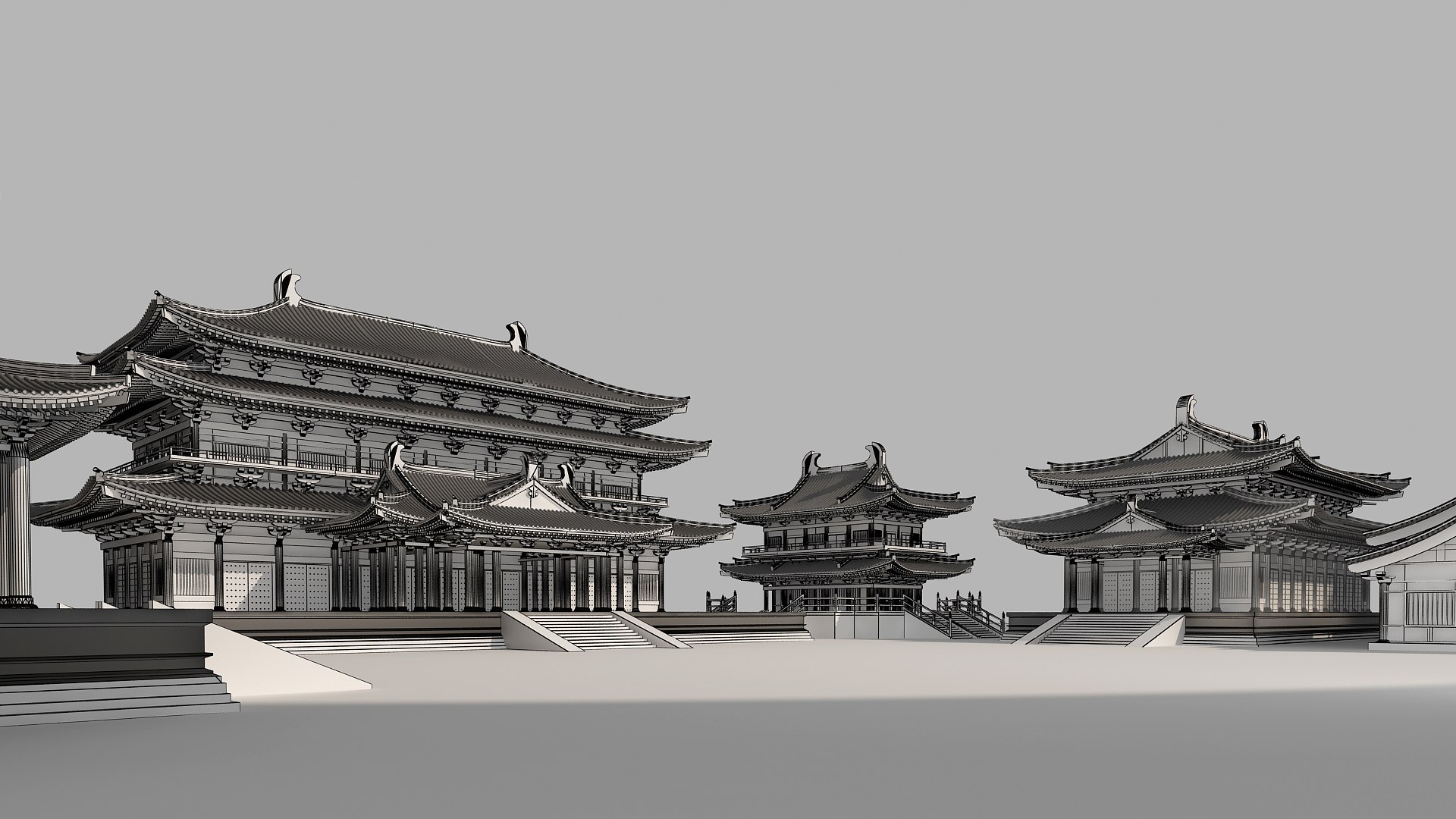 3D Chinese Building 26 model - TurboSquid 1714422