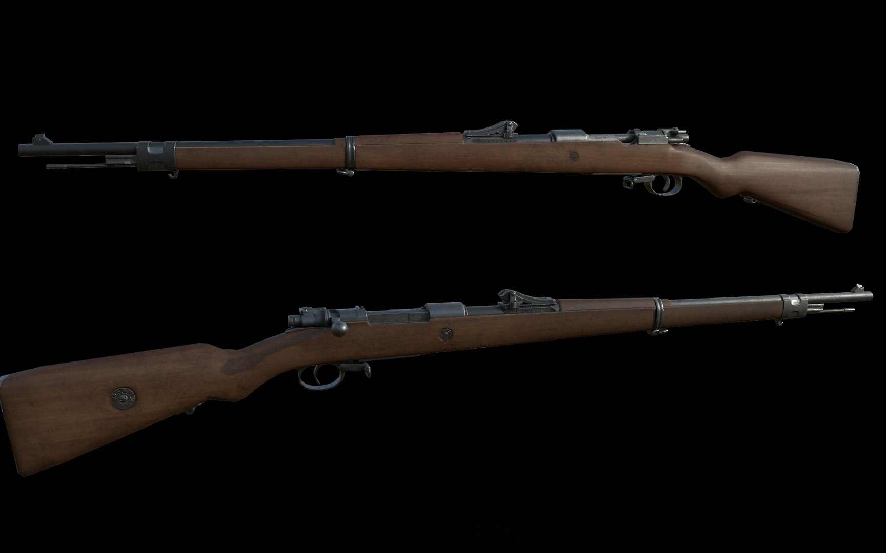 Gewehr 98 Mauser Model - TurboSquid 2059526