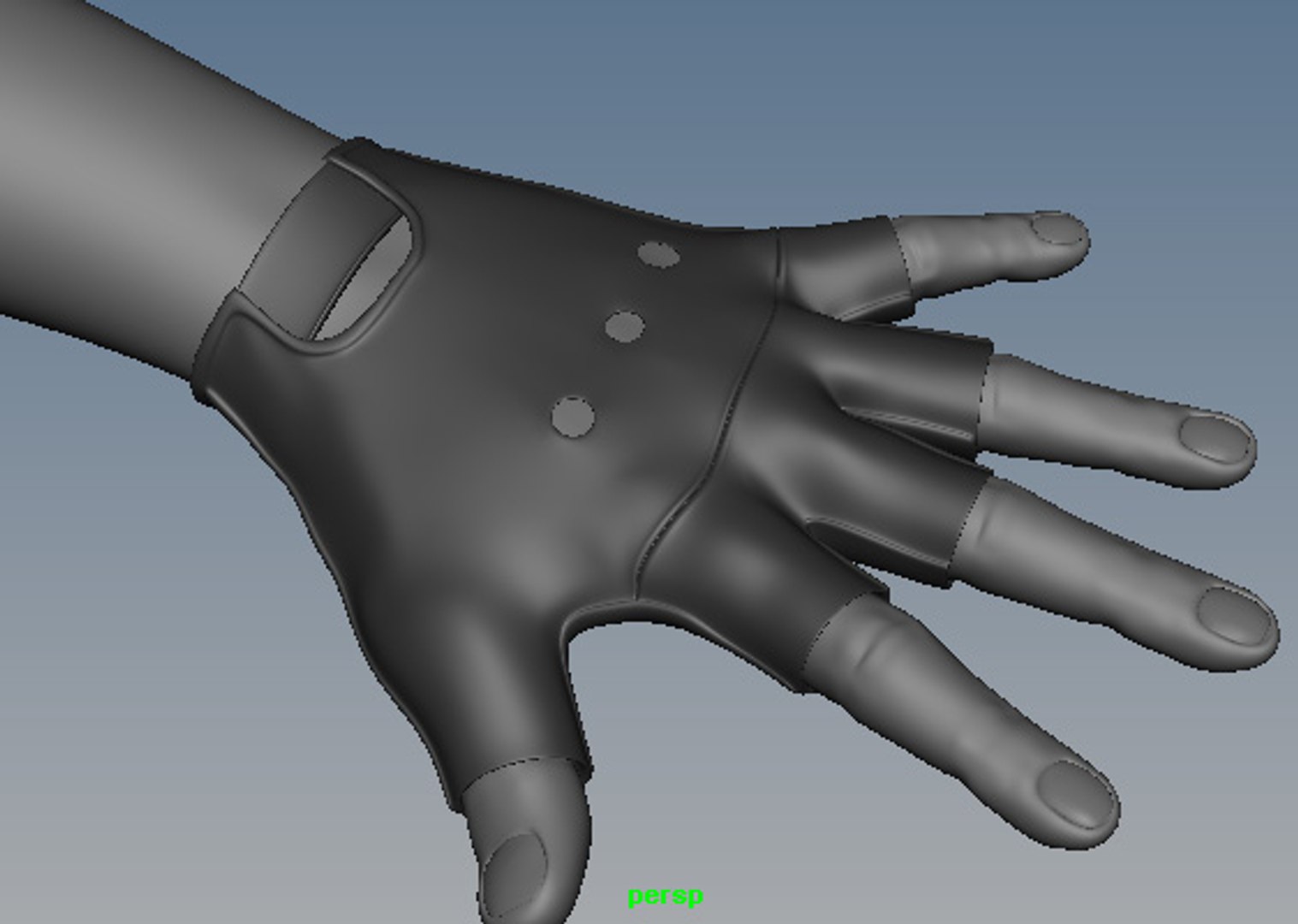 Human Hand Glove 3d Obj