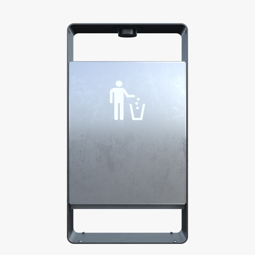 Trash Bin 3D Model - TurboSquid 1610883