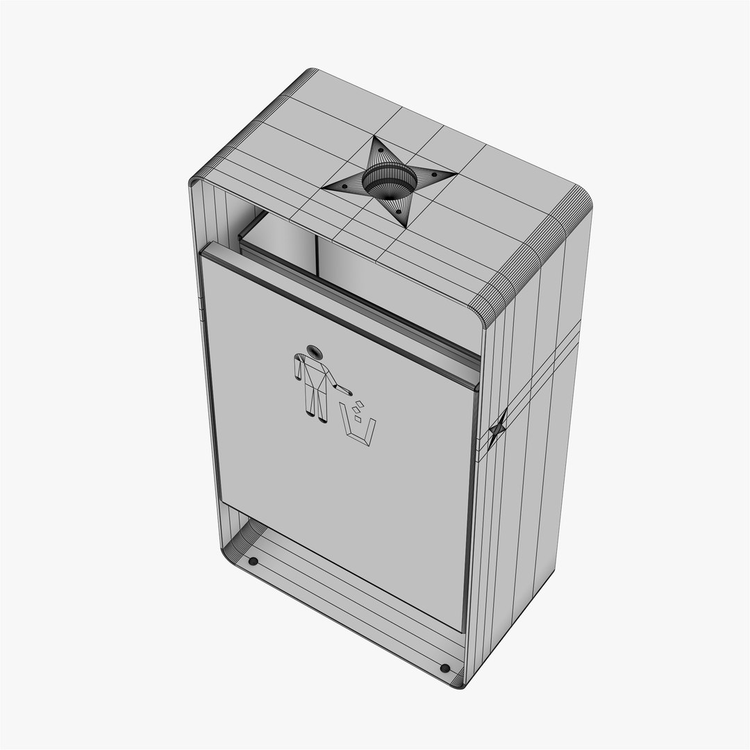 Trash Bin 3D Model - TurboSquid 1610883