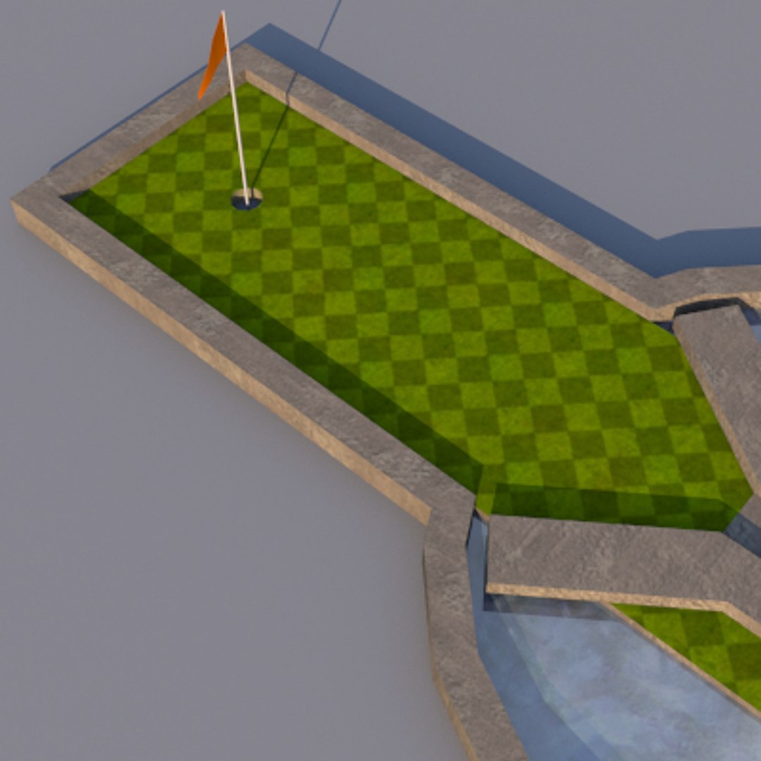 3d Mini Golf Hole Model