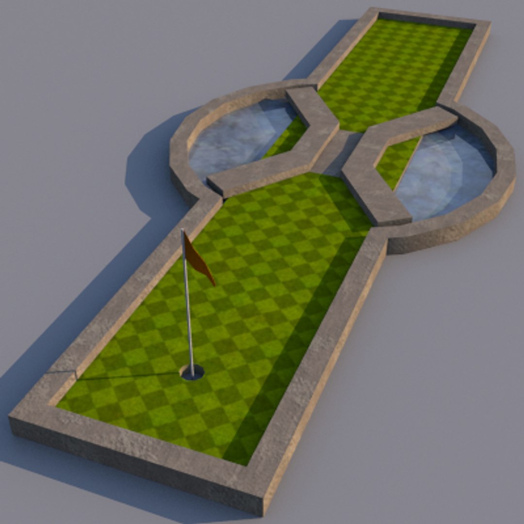 3d Mini Golf Hole Model