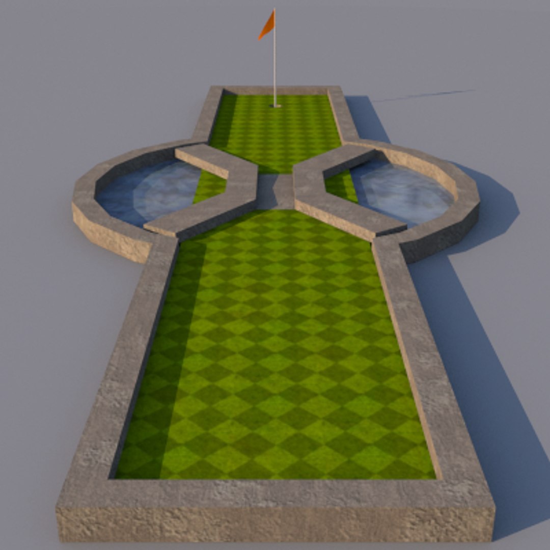3d Mini Golf Hole Model