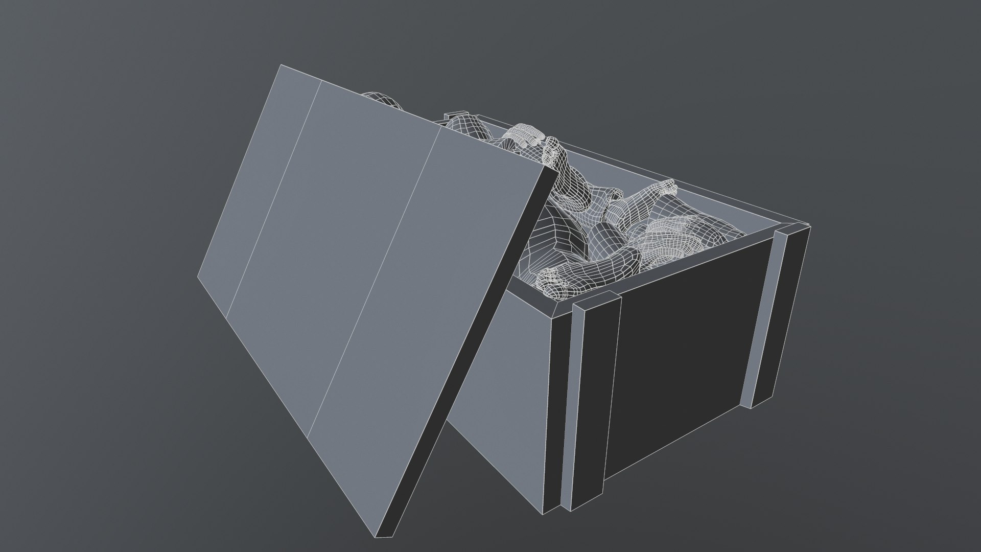 3D Model Coffin With Human Remains - TurboSquid 2314808