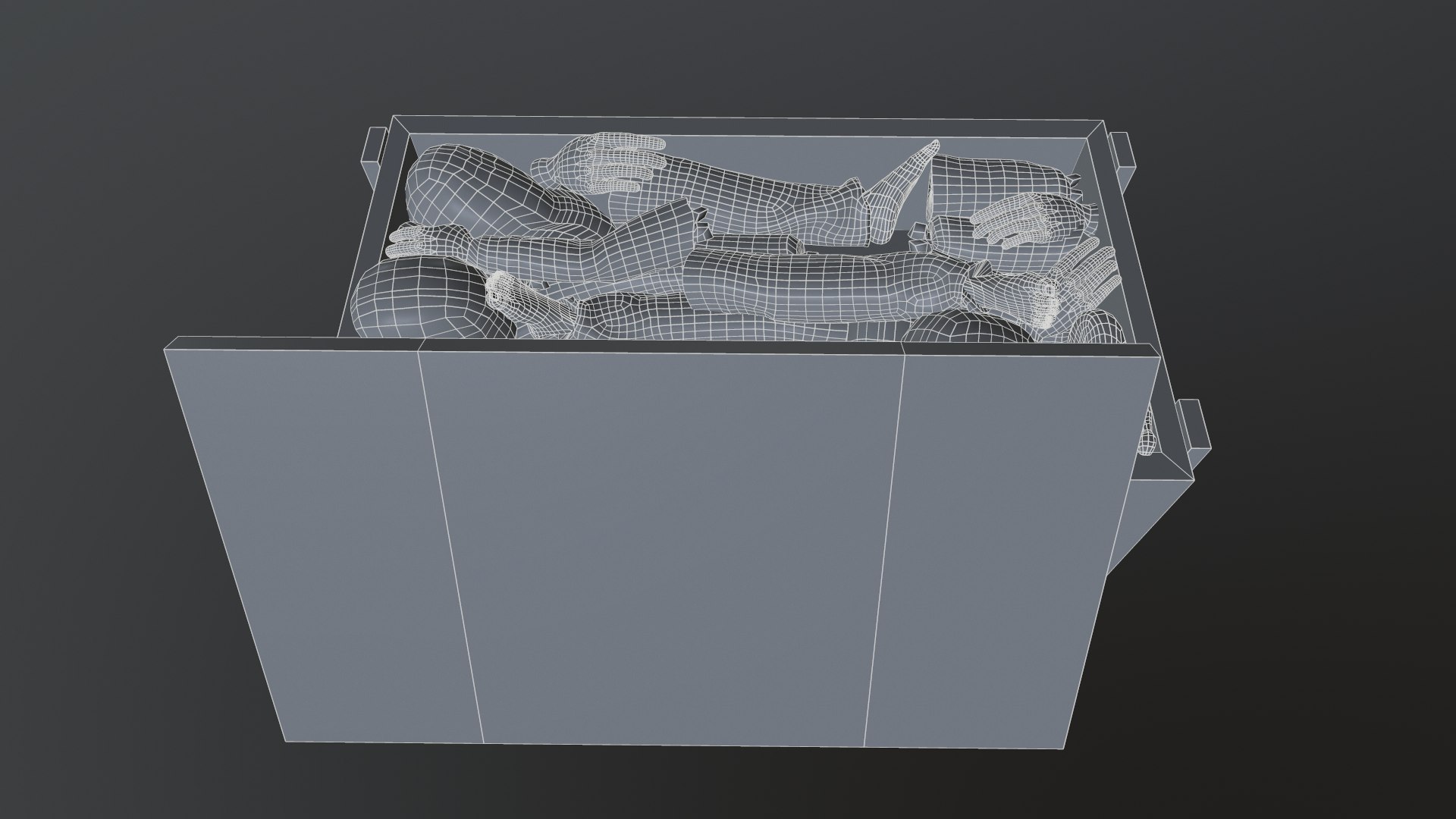 3D Model Coffin With Human Remains - TurboSquid 2314808